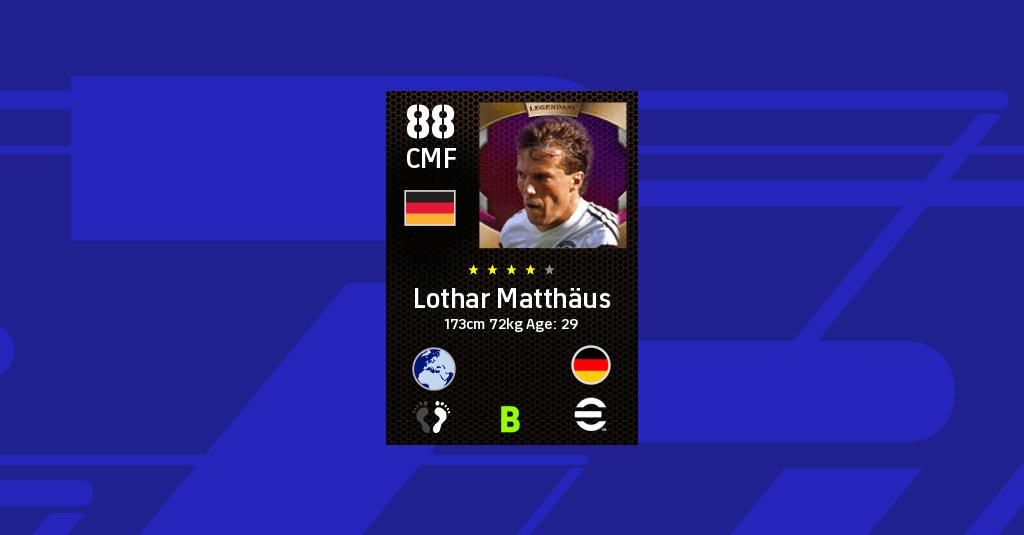 Statistiche di Lothar Matthäus no eFootball