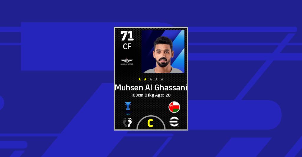 Statistiche di Muhsen Al Ghassani no eFootball