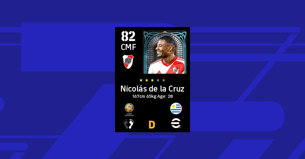 Statistiche di Nicolas De La Cruz no eFootball