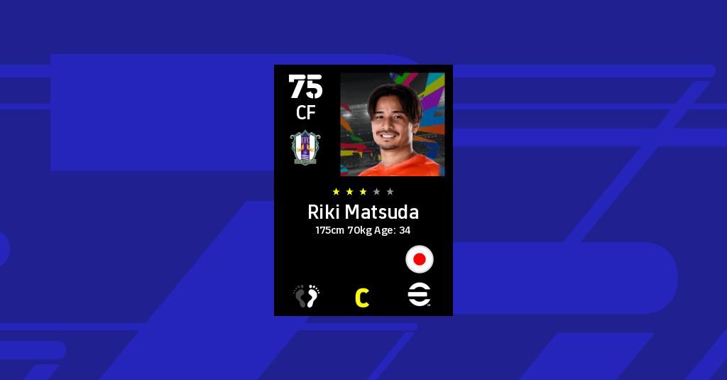 Statistiche di Riki Matsuda no eFootball 2022