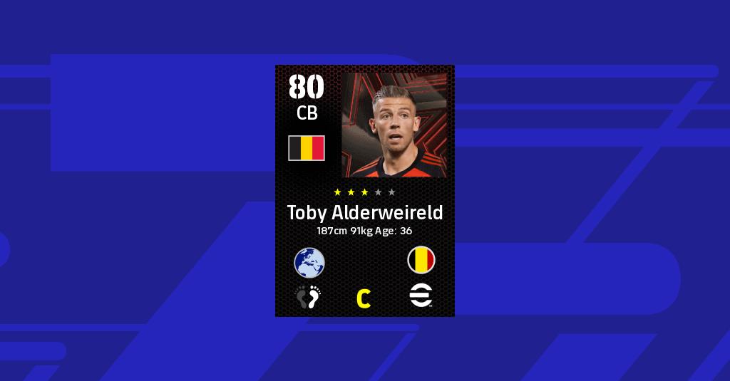 Statistiche di Toby Alderweireld no eFootball 2022
