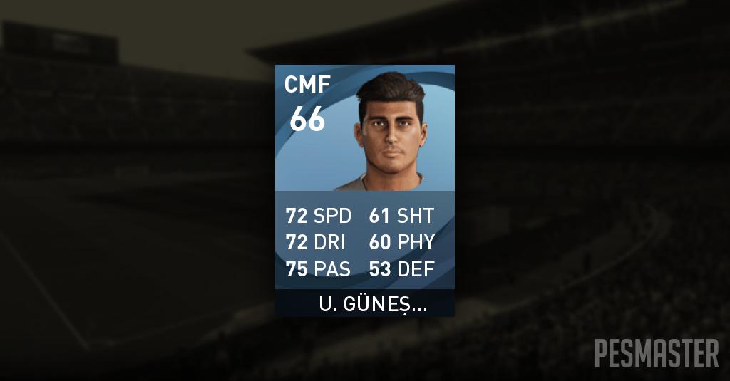 Statistiche di Umut Gunes no PES 2021 Mobile