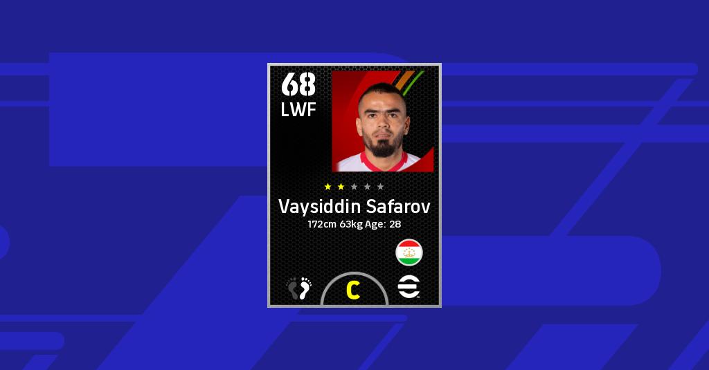 Statistiche di V. Safarov no eFootball 2022