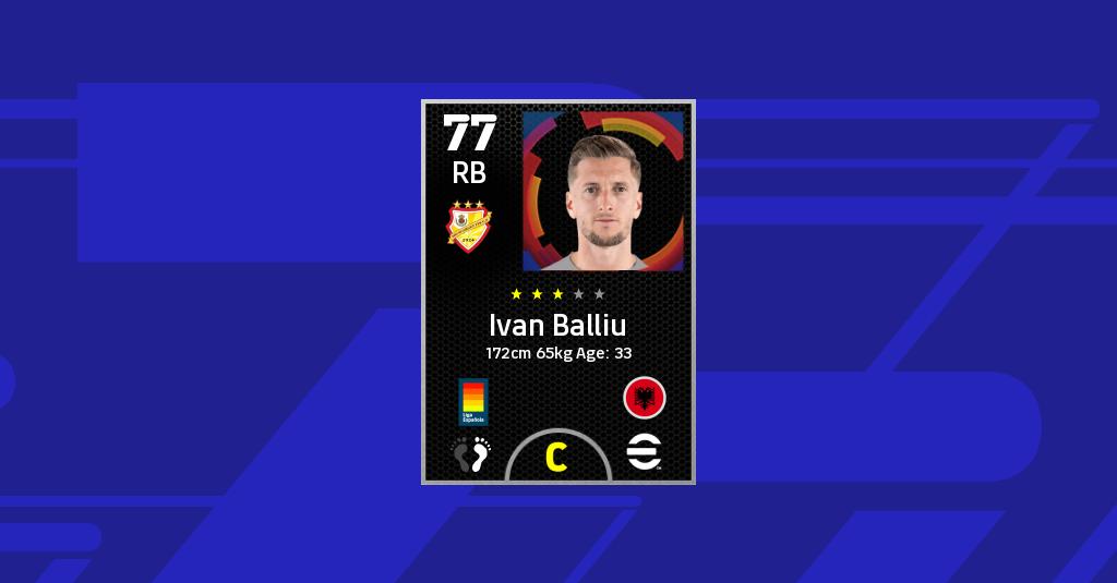 Iván Balliu eFootball Stats