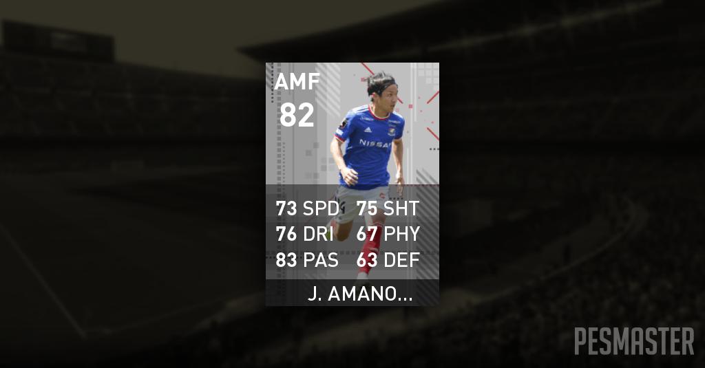 Jun Amano PES 2021 Mobile Stats