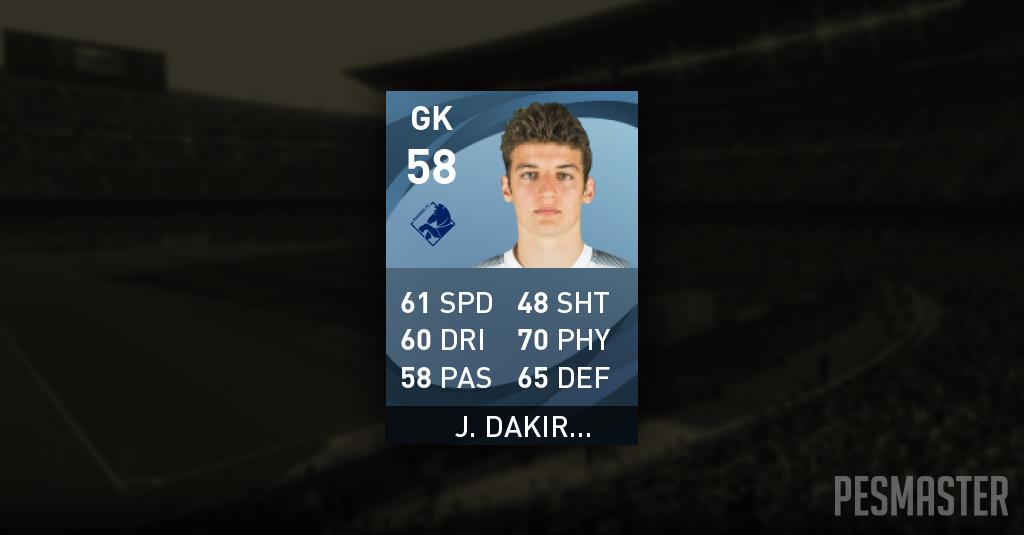 Jonas Dakir PES 2021 Stats