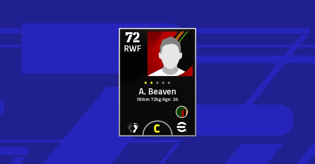 A. Beaven eFootball 2022 Stats