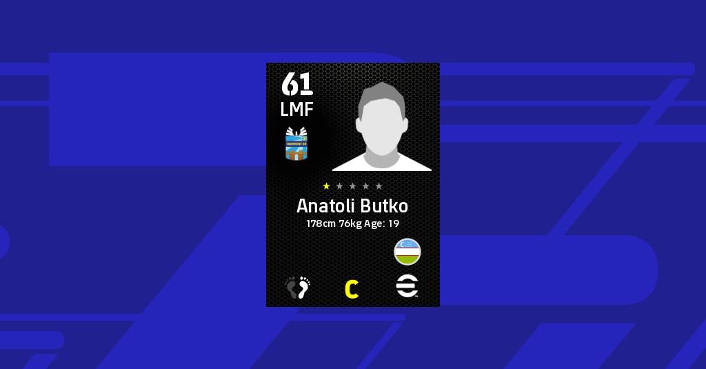 A. Butko eFootball 2022 Stats