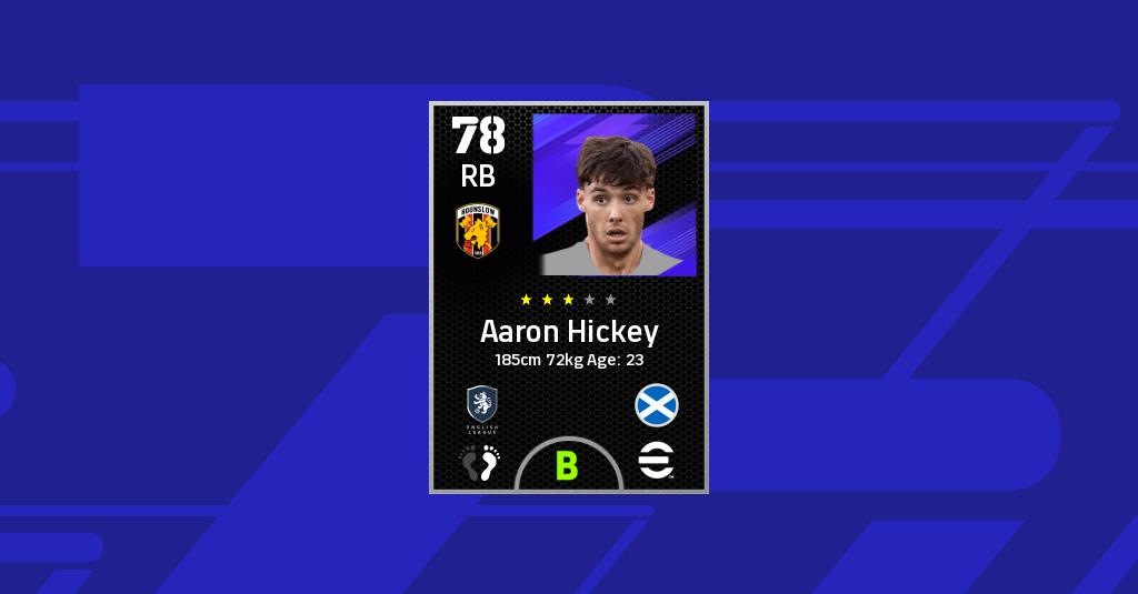 Aaron Hickey eFootball 2022 Stats