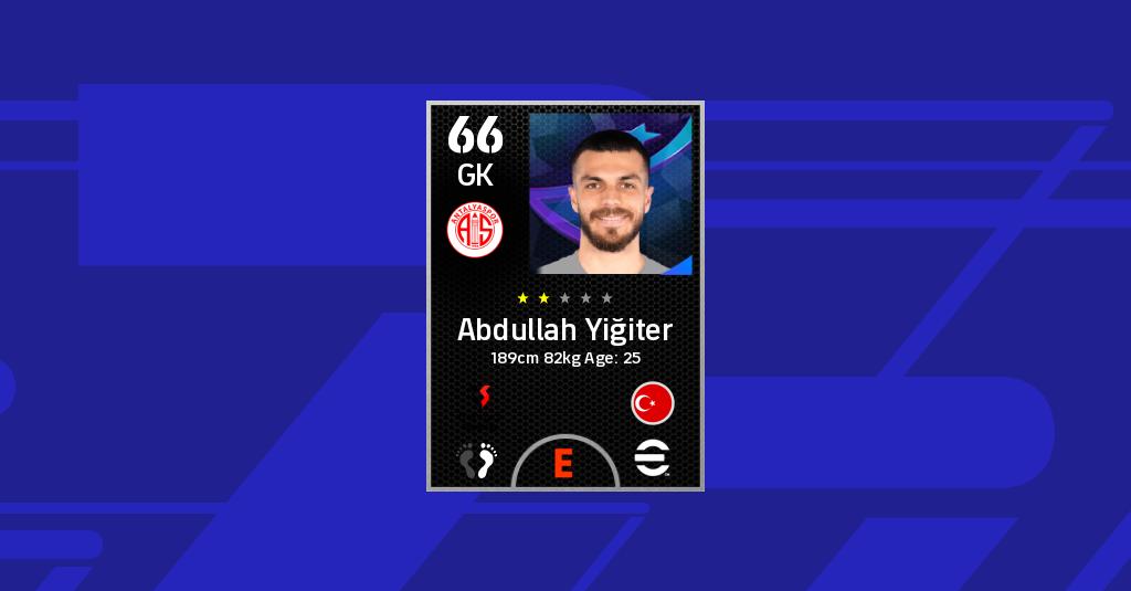 Abdullah Yigiter eFootball 2022 Stats
