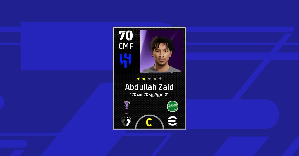 Abdullah Zaid eFootball 2022 Stats