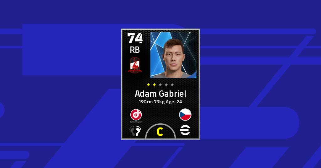 Adam Gabriel eFootball 2022 Stats
