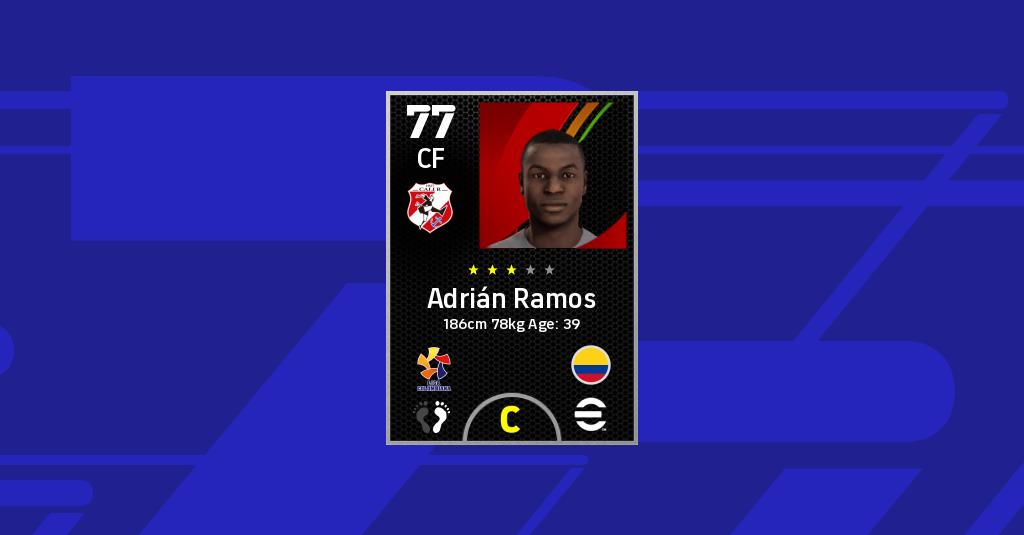 Adrián Ramos eFootball 2022 Stats