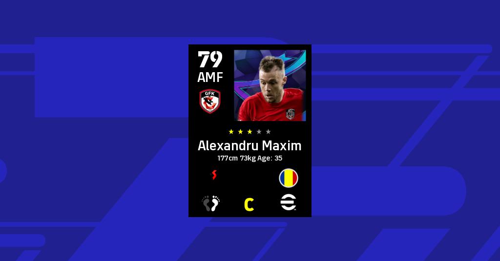 Alexandru Maxim eFootball 2022 Stats