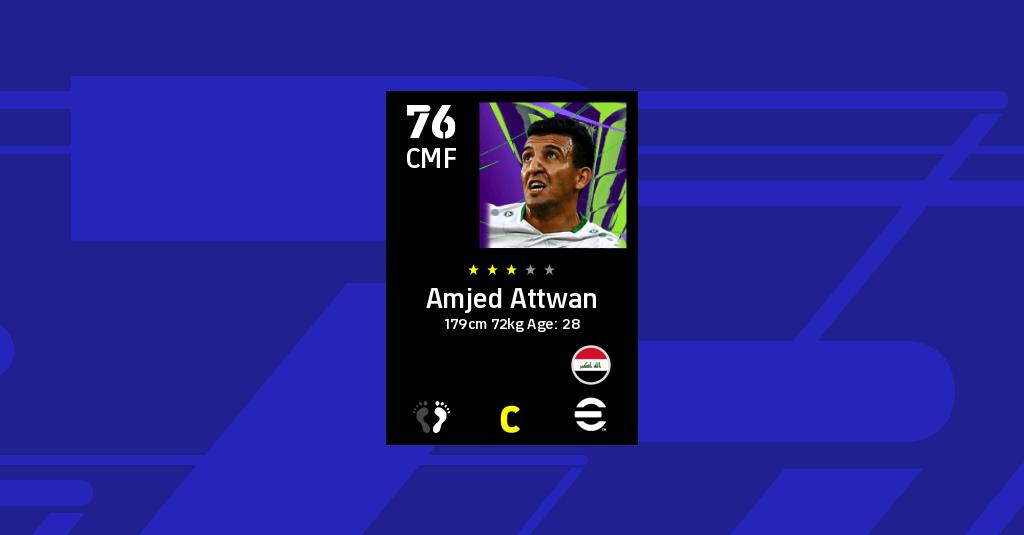Amjed Attwan eFootball 2022 Stats