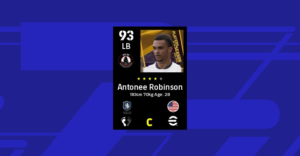 Antonee Robinson eFootball Stats