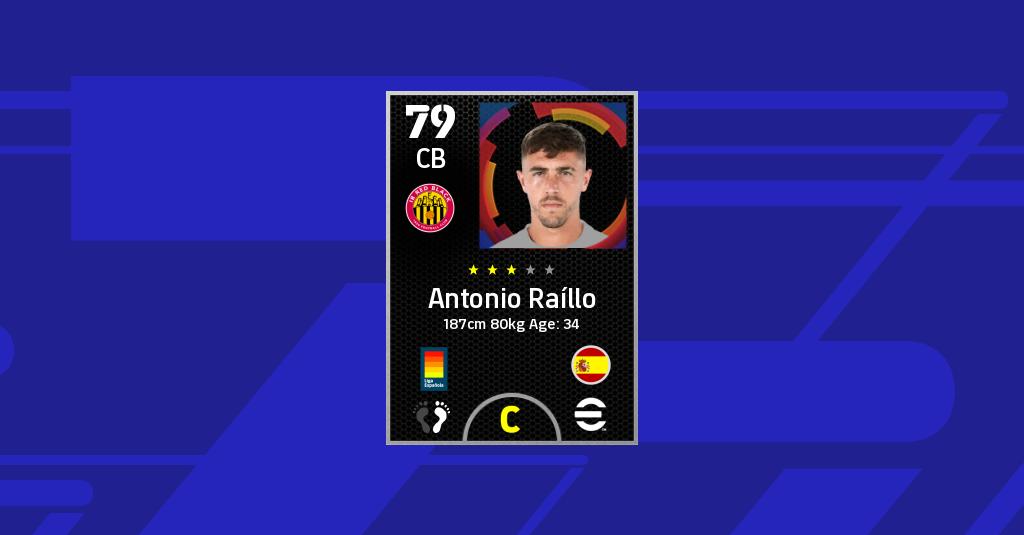 Antonio Raíllo eFootball Stats