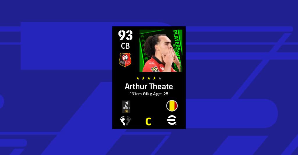Arthur Theate eFootball Stats