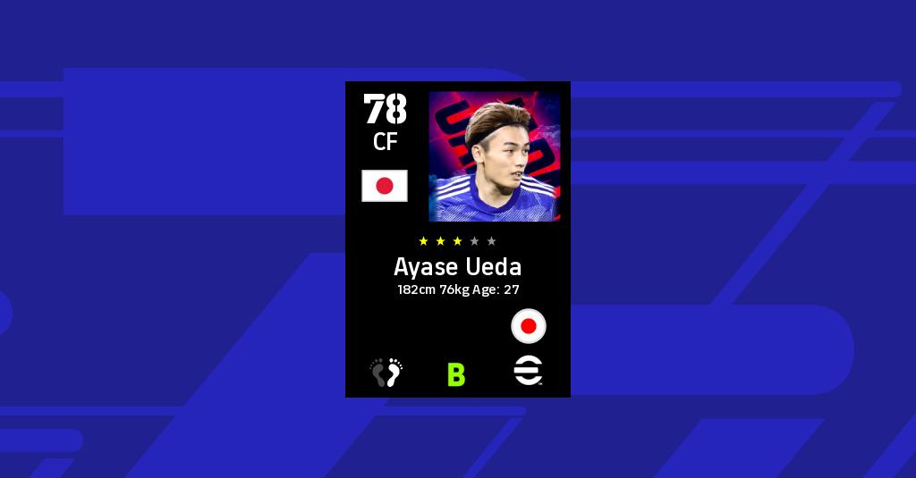 Ayase Ueda eFootball Stats