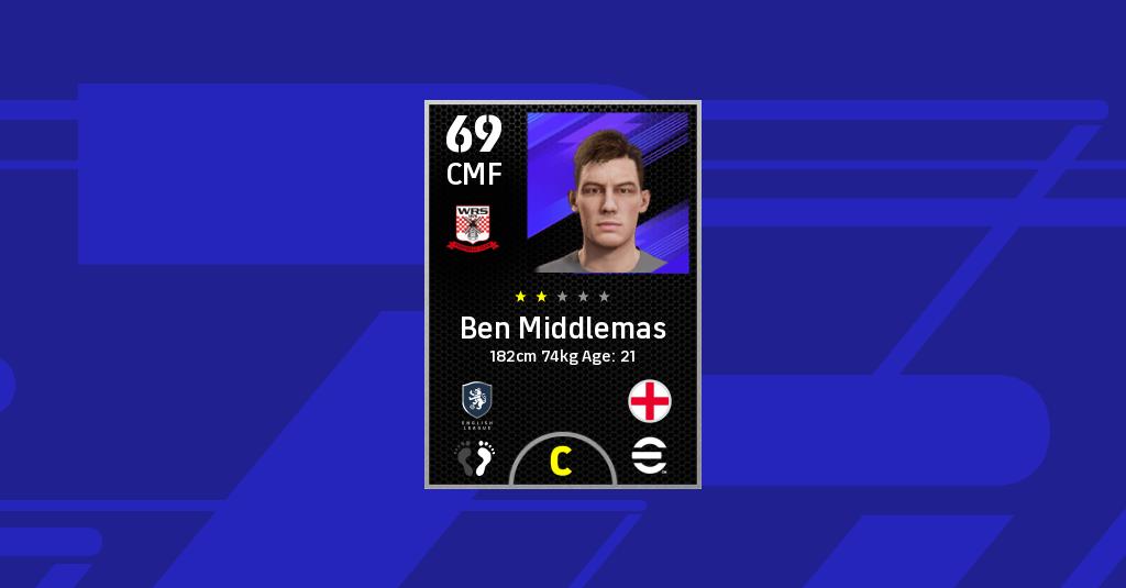 B. Middlemas eFootball 2022 Stats