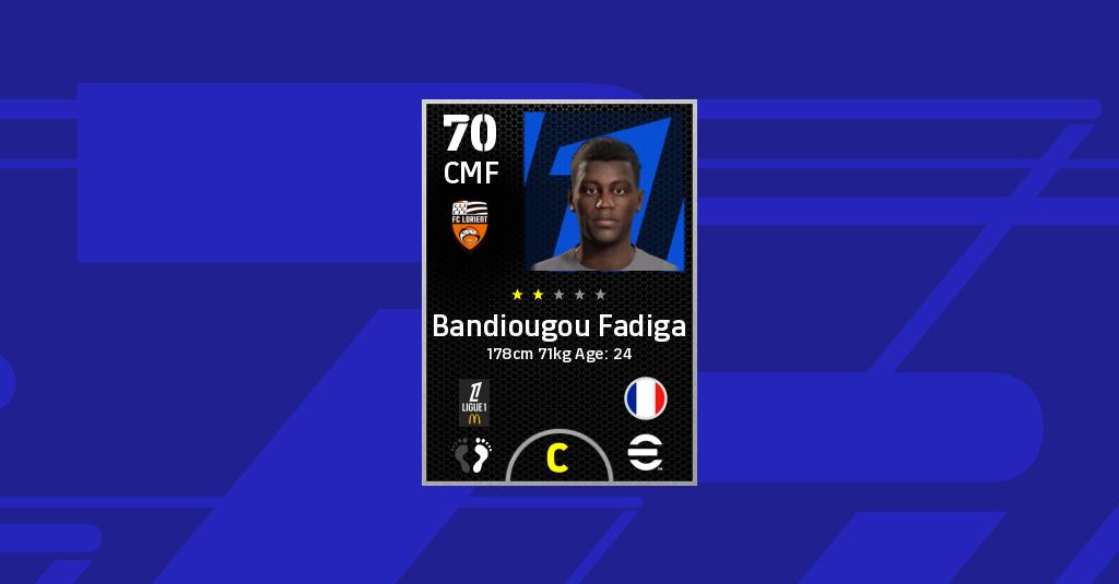 Bandiougou Fadiga eFootball 2022 Stats