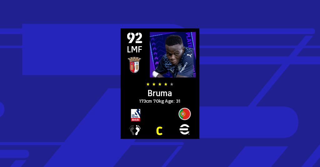 Bruma eFootball Stats