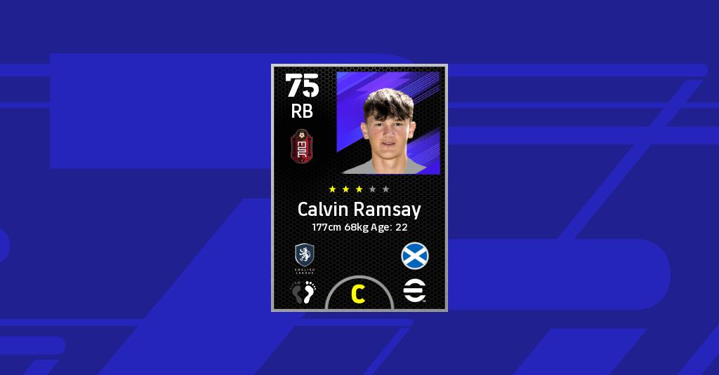 Calvin Ramsay eFootball Stats