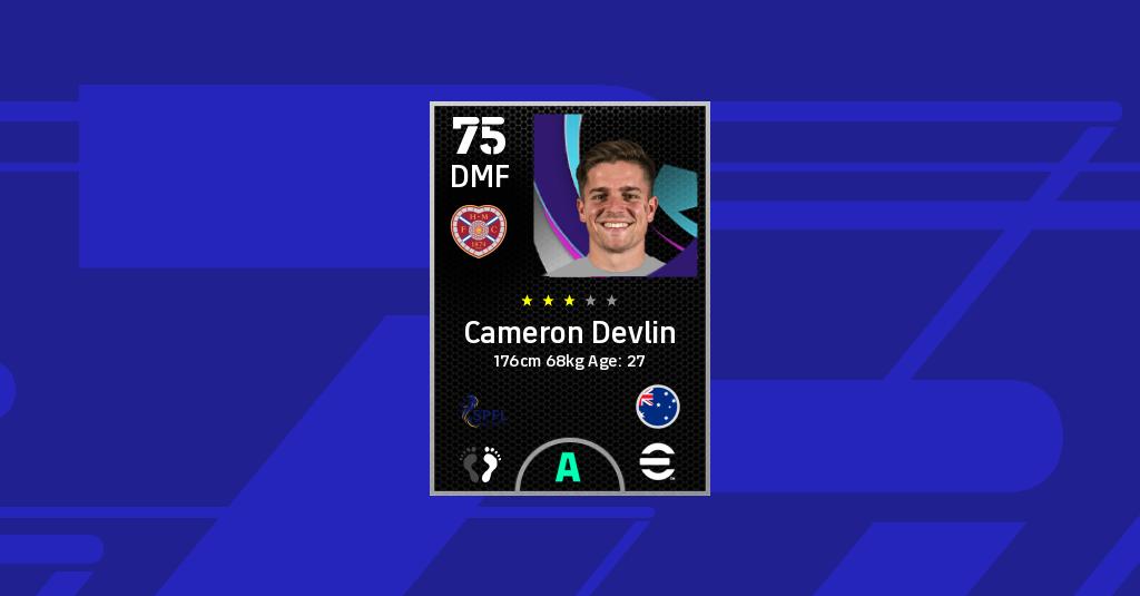 Cameron Devlin eFootball 2022 Stats
