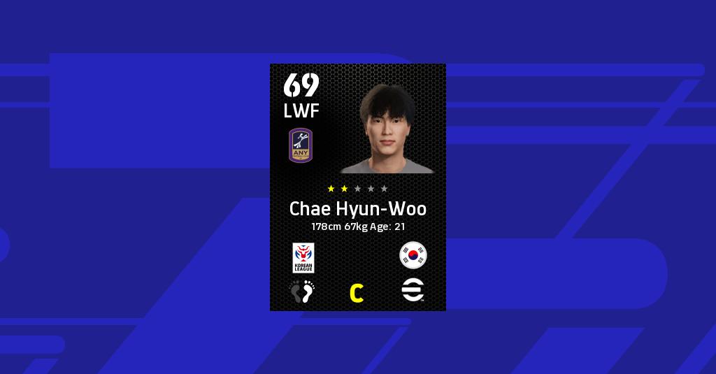 Chae Hyun-Woo eFootball Stats