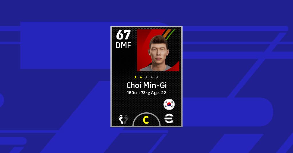 Choi Min-Gi eFootball 2022 Stats