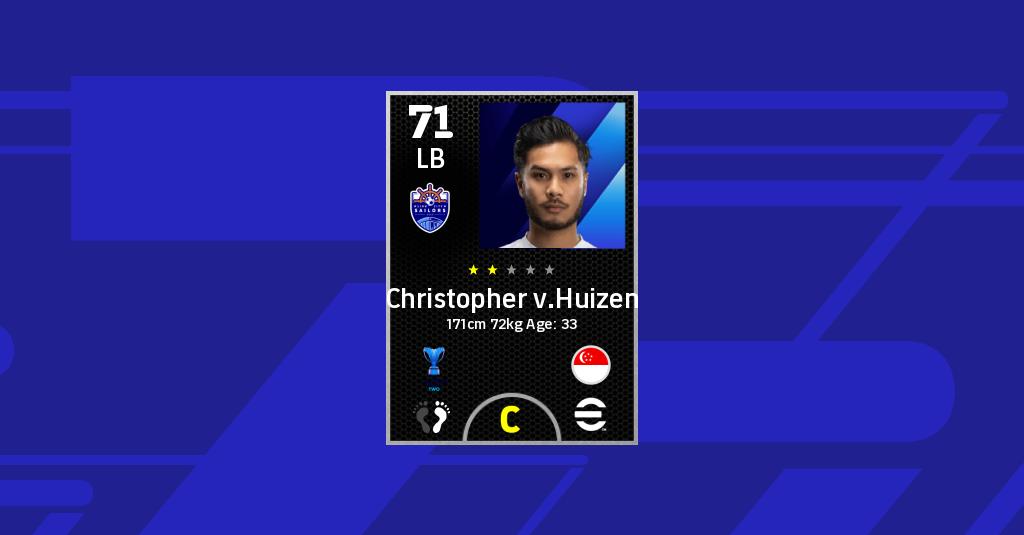 Christopher v.Huizen eFootball Stats