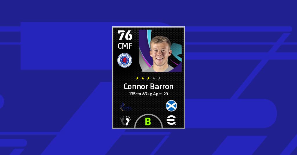 Connor Barron eFootball Stats