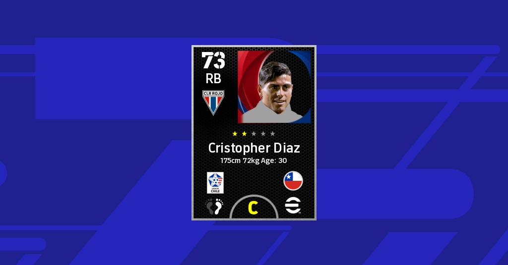 Cristopher Diaz eFootball 2022 Stats