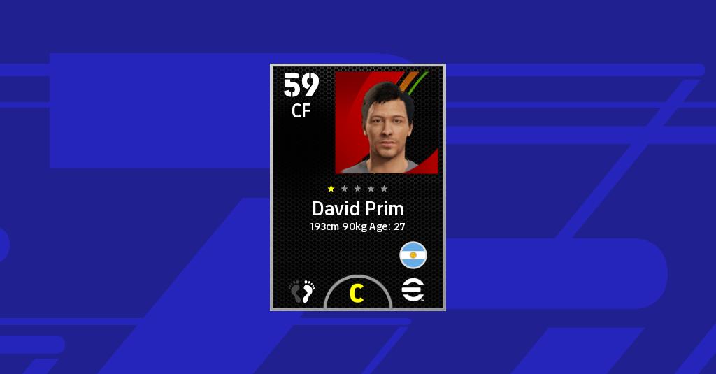 David Prim eFootball 2022 Stats