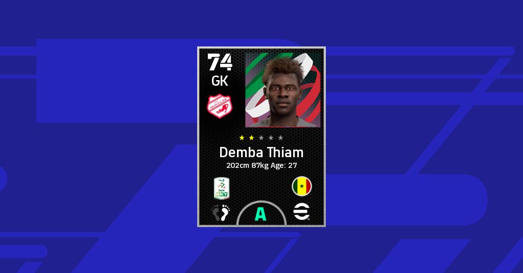 Demba Thiam eFootball 2022 Stats