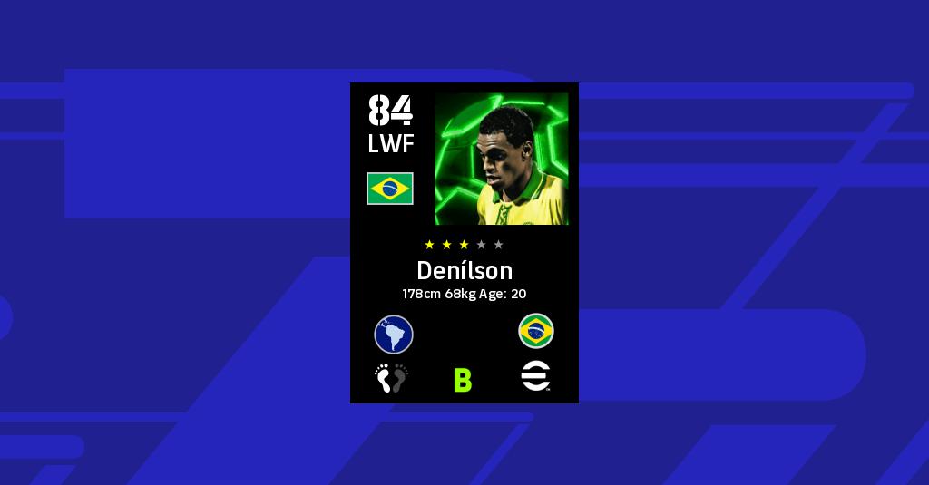 Denílson eFootball 2022 Stats