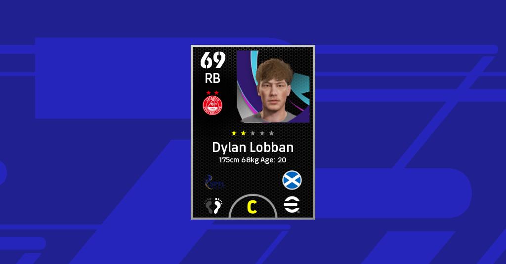 Dylan Lobban eFootball 2022 Stats
