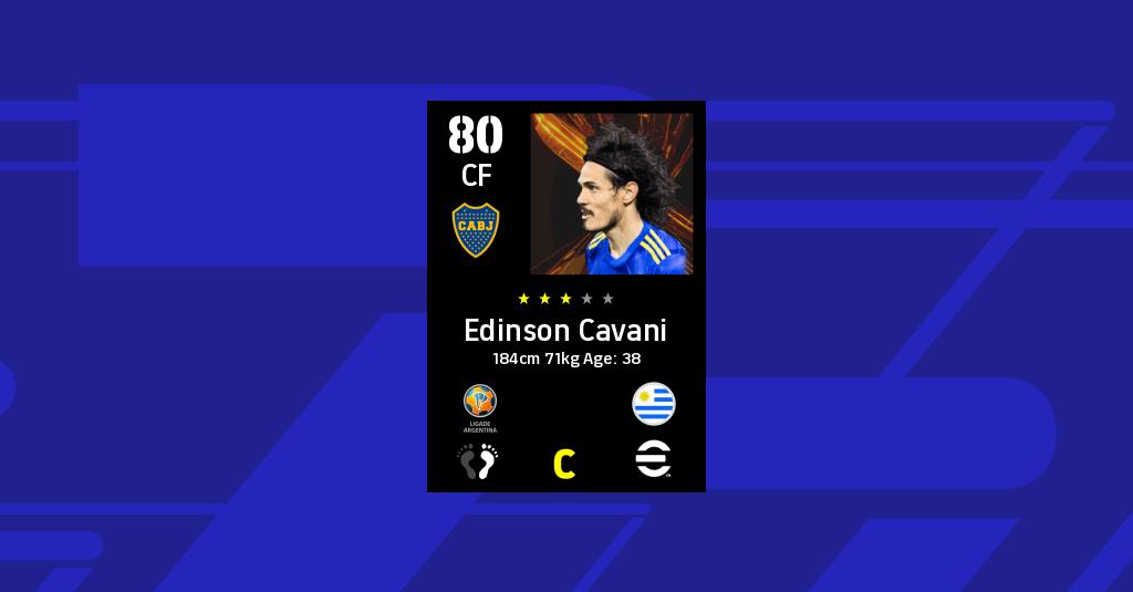 Edinson Cavani eFootball Stats