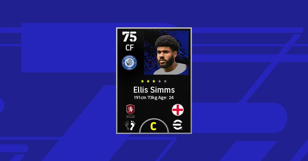 Ellis Simms eFootball Stats