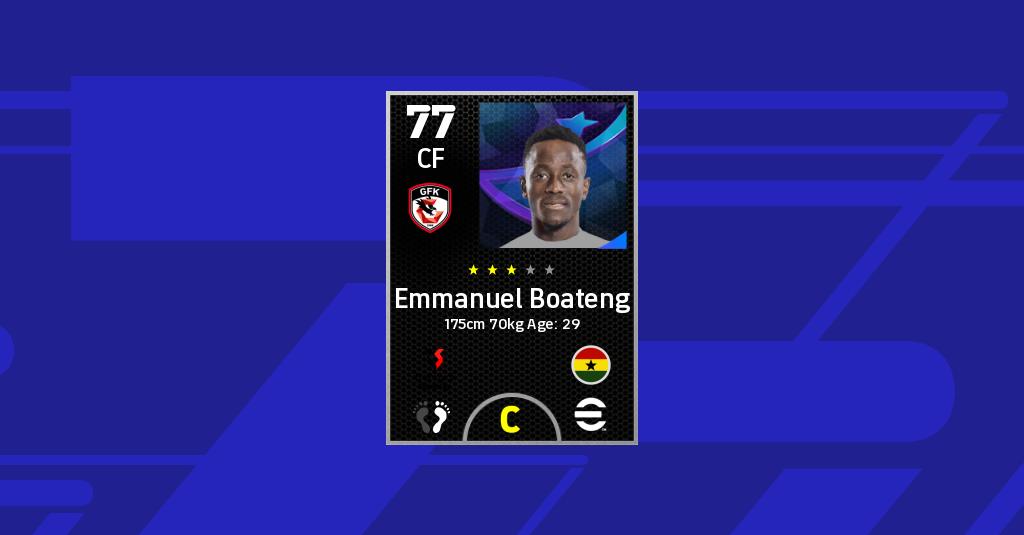 Emmanuel Boateng eFootball 2022 Stats