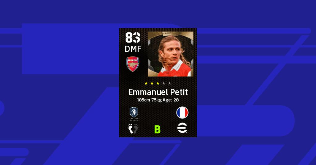Emmanuel Petit eFootball Stats