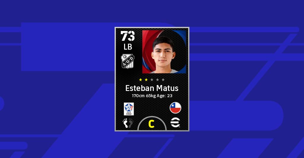 Esteban Matus eFootball 2022 Stats