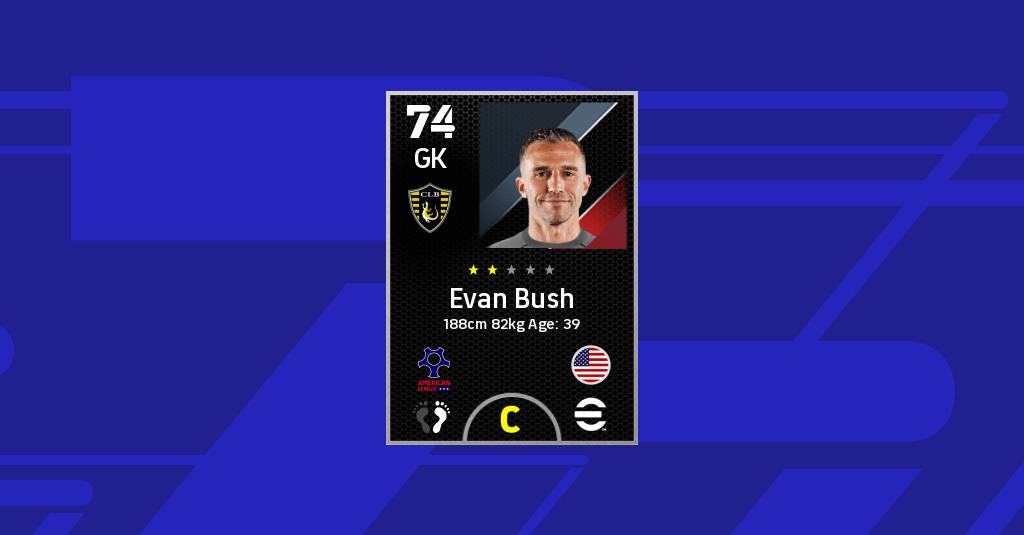 Evan Bush eFootball 2022 Stats