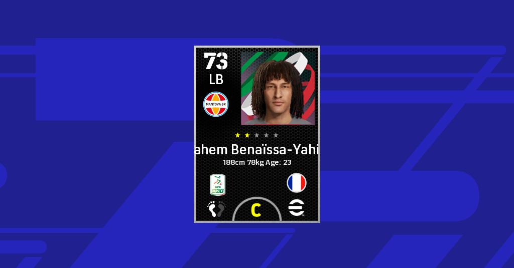 Fahem Benaissa Yahia eFootball 2022 Stats