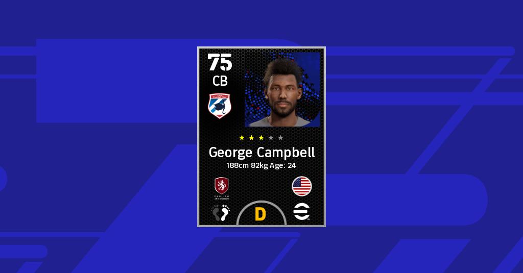 George Campbell eFootball 2022 Stats