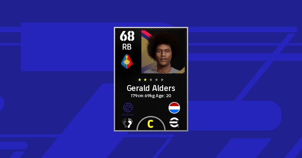 Gerald Alders eFootball 2022 Stats