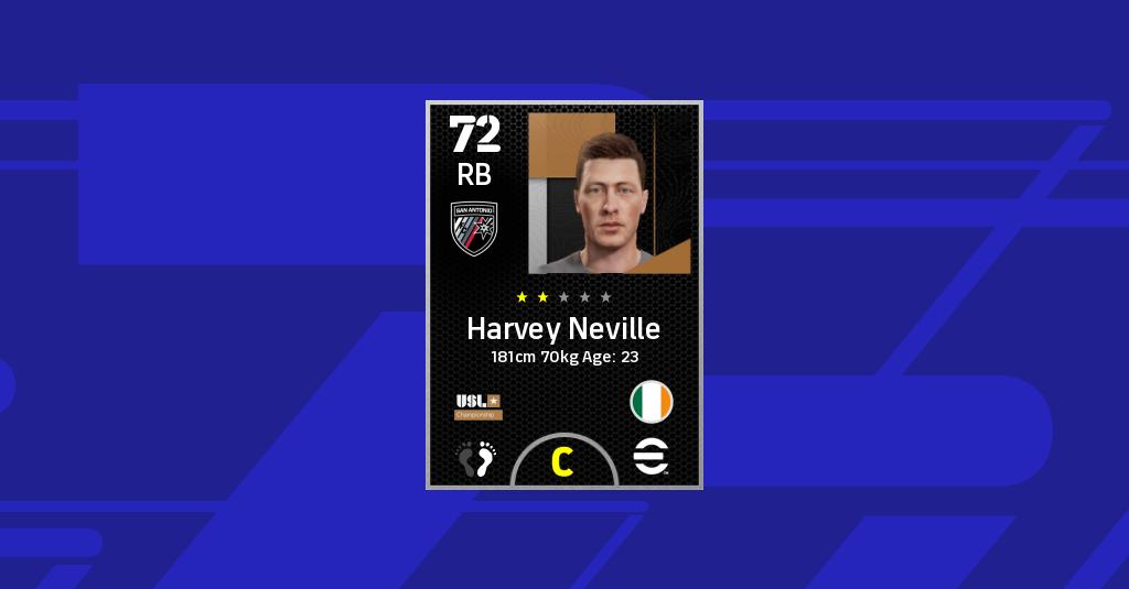 H. Neville eFootball 2022 Stats