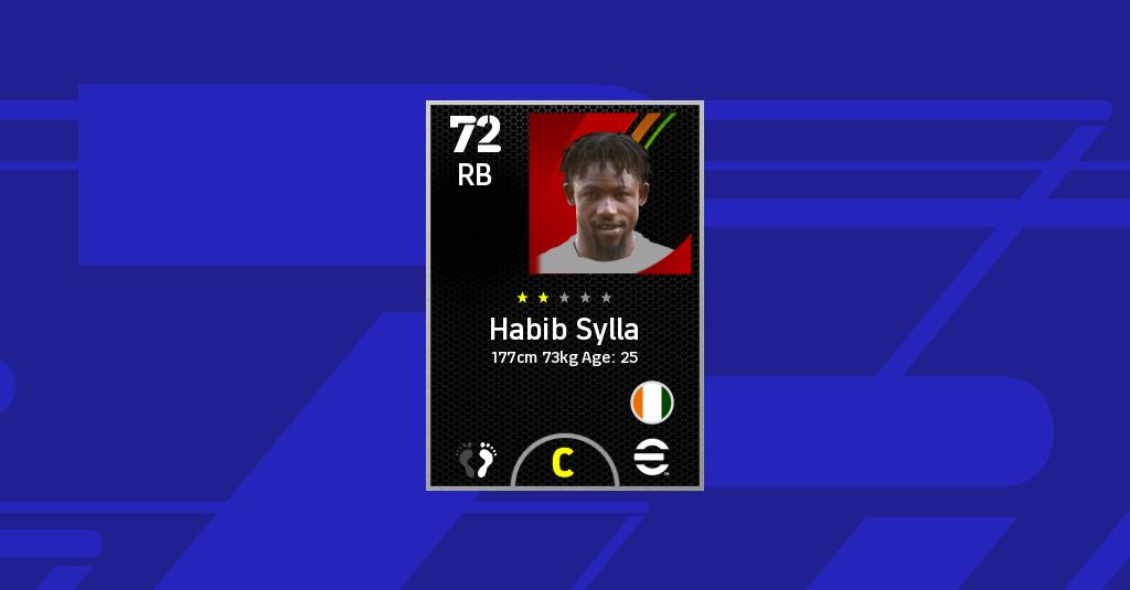 Habib Sylla eFootball 2022 Stats