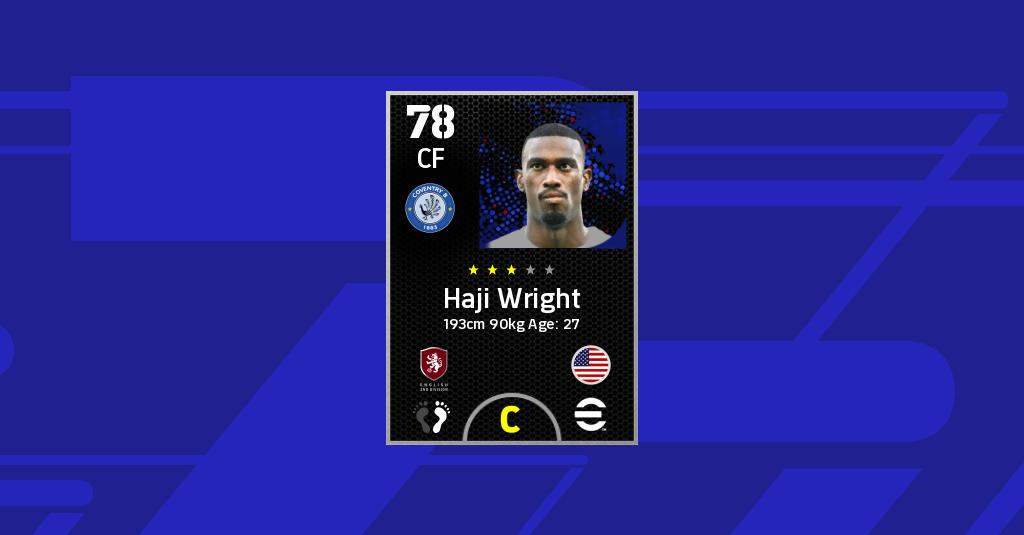 Haji Wright eFootball 2022 Stats
