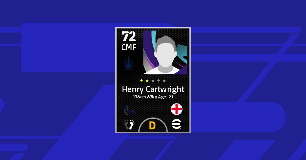 Henry Cartwright eFootball 2022 Stats